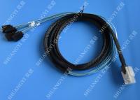 China SFF 8087 to 4 SATA SAS Fan Out Cable 1.5m Internal 6Gbps Mini SAS to SATA Breakout for sale