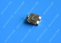 China 5 Pin SMT PCB Mount Port Waterproof Micro USB Connector , Female Micro B USB Connector for sale