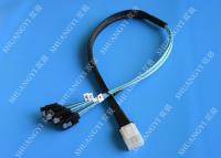 China Mini SAS SFF-8087 to 4x SATA Forward Breakout Cable 3.3 Feet 30 AWG Internal for sale