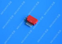 China Vertical Black ESATA Port Connector , 7 Pin External SATA PCB Connector for sale
