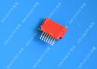 China Red 1.27mm Pitch Crimp Type Male ESATA Connector 4-50 Poles 200V 0.4A for sale