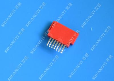 China Red 1.27mm Pitch Crimp Type Male ESATA Connector 4-50 Poles 200V 0.4A for sale