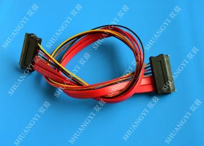 China 6 Inch Slimline SATA to SATA Adapter with Power Data Cable 6in for sale