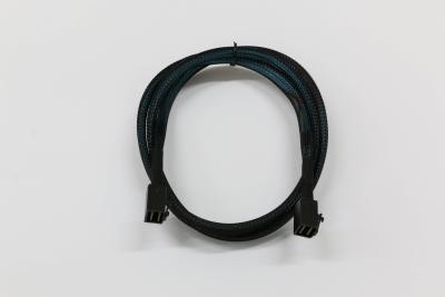 China 12G Internal Mini SAS HD SFF-8643 to SFF-8643 Cable 1m 100 Ohm with Sideband for sale