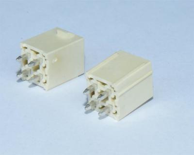 China Double Row 2x2 Pin Inline Header Connector 2.54mm Pitch for PCB for sale