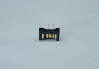 China SATA 6 Pin Male Solder Type Wire to Board Connector Au 6 Micro Inch Gold Plating for sale