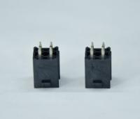 China Dual Row 2*2 Black Zn-Line Pin Header Tin 100u'' Plated Terminals for sale