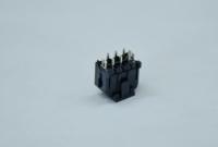China FIT3.0 Vertical Double Row Header 2x3 Pin Harpoon Lock 100u Tin Plating 3.2mm Leakage Terminals for sale