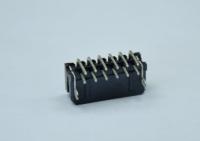 China Side-Inserted Double Row Header Tinned 100u'' Pin Connector for High Density PCB for sale