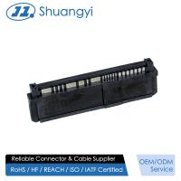 China SAS 68-Pin Female Connector Solder Type Gold-Plated PCIe 5.0 1.5A 40VAC for sale