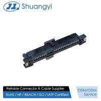 China SAS 29-Pin SMT Female Connector Gold Flash 24 Gb/s for Server Storage for sale