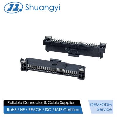 China SAS 29P Female Connector SMT Gold 30U High Durability Data Power Transmission RoHS for sale