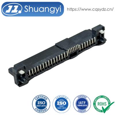 China SAS 29 Pin Female Connector SMT Gold Plated 30u PCB Mount High Speed Signal Power Transmission RoHS HF for sale