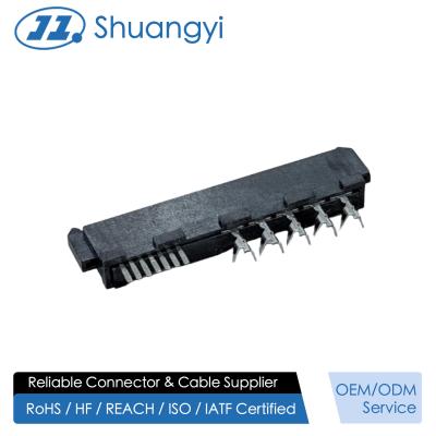China SAS 29P IDC Female Connector 180° 1.27mm Pitch Phosphor Bronze 15U Gold Plating for sale
