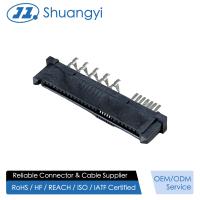 China SAS 29P IDC Female Connector 1.27mm Pitch 180° Straight Ni/Au/Sn Plated for Server Storage for sale
