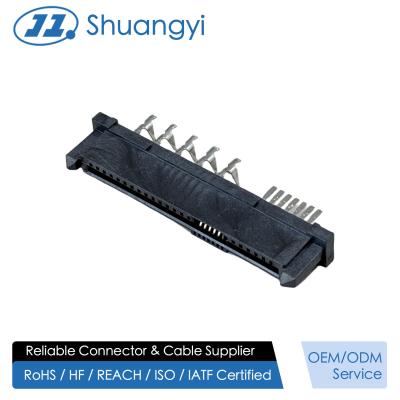 China SAS 29P IDC Female Connector 1.27mm Pitch 180° Straight Ni/Au/Sn Plated for Server Storage for sale