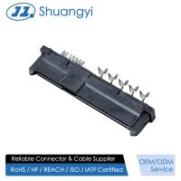 China SAS 29P IDC Female PCB Connector 1.27mm Pitch 180° Straight Ni Au Sn Plated for Server Storage for sale
