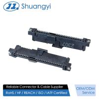 China SAS 29P SMT Female Connector 1.27mm Pitch 30U Gold Plated for High Speed PCB for sale