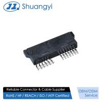 China SATA 13Pin 180° Crimp Female Connector 1.27mm Pitch Gold Plated for Server Automotive Wire Harness for sale