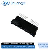 China SATA 13Pin 180° Wire Crimp Female Connector 1.27mm Pitch for Server & Custom Cable for sale