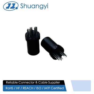 China 3 Pin Female Wire to Board Circular Connector 7mm Housing 3.5mm Pitch Through Hole for sale