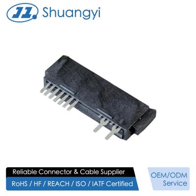 China SATA 13Pin 180° Solder Wire Female Connector 1.27mm Pitch for Server Automotive for sale