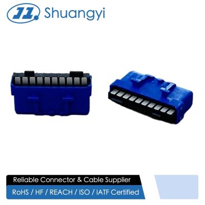 China IDC 20-Pin Dual-Row Fully-Shrouded Male Connector 2.00mm Pitch PCB Pin Header for Wire Harness for sale