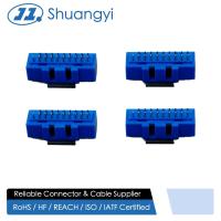 China 20-Pin IDC Dual-Row Enclosed Male Connector 2.54mm Pitch Pin-Header PCB Signal Connector for sale