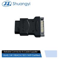 China SATA 15Pin to 4Pin Power Connector Adapter 1.27mm Pitch 4.20mm Pitch for HDD Server for sale