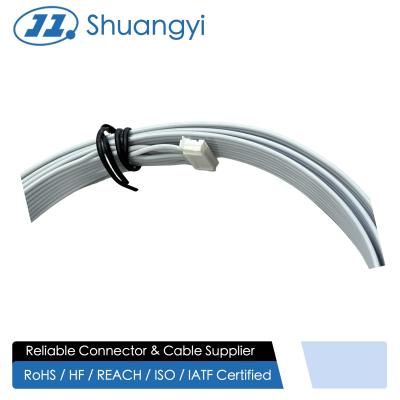 China Flat Ribbon Cable Connector Assembly 2.54mm Pitch 10 Pin Female Wire Harness for PCB Signal for sale