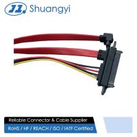 China Slimline SATA Power Data Cable Harness 7Pin Signal 4Pin Power Connector for HDD ODD Server 6 Gb/s for sale