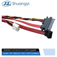 China SATA 22Pin to Micro SATA Power Data Cable Connector – Flat Ribbon Electrical Wire Harness for SSD / Server Storage for sale