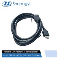 China USB-B Panel Mount Extension Connector Cable – Type-B Male to Type-B Female Bracket Wire for Printer / Industrial Control for sale