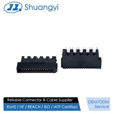 China SATA 15P Female Puncture Connector Gold Plated Terminal G/F for 24AWG Wire PCB Connector for sale