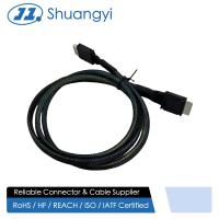 China SFF-8654 8i to SFF-8654 8i Mini SAS HD Cable 1m 32AWG 85 Ohm Braided for Server Storage for sale