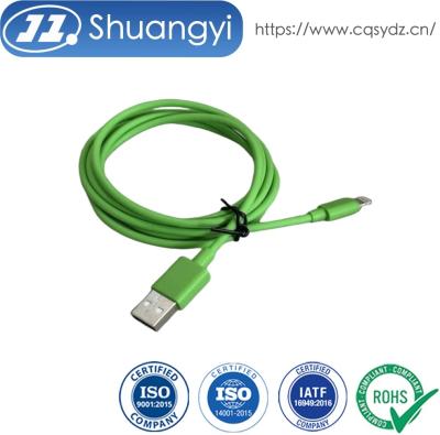 China USB-A to Lightning Power & Data Cable Connector, Flexible Charging Wire for Mobile Phone & Tablet for sale