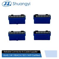China 2.0mm 20-Pin Dual-Row IDC Female PCB Connector Through-Hole Gold-Plated for sale