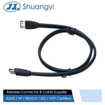 China eSATA 7Pin to 7Pin External SATA Data Cable Connector for HDD/SSD Enclosure for sale