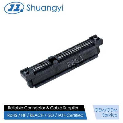 China SATA 22-Pin Female SMT Connector 1.27mm Pitch Gold-Plated Terminal PCB Power Signal for sale