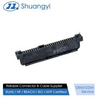 China SATA 22Pin Female Board-Mount Connector SMT Gold-Plated G/F 1.5A PCB Power Signal for Server Storage for sale