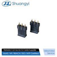 China 2.00mm Pitch 1x3 Pin Header Connector 6.0H Straight Gold Flash Brass Terminal LCP UL94-V0 for sale