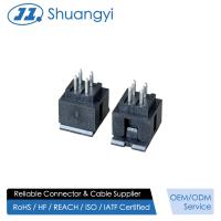China 2.00mm Pitch 2x2 Pin Header Connector Through Hole Tin Plated 100µ 4 Pin PCB for sale
