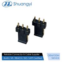 China 2.54mm Pitch 1x3 Single-Row Pin Header Connector Gold-Plated 3A PCB Through-Hole for sale