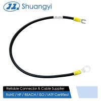China Ring to Fork Terminal Power Connector Cable DC PV Negative Grounding Wire Harness 2.5-25 mm² 600V for sale
