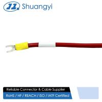China Ring to Fork Terminal Power Cable DC PV Grounding Wire Harness 10-18 AWG 600V for sale