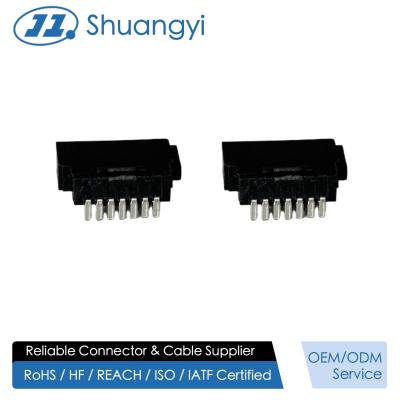 China SATA 7-Pin Female Wire Solder Connector 1.27mm Pitch for HDD SSD Server Storage Industrial Equipment for sale
