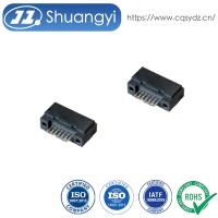 China 7 Pin SATA PCB Connector 1.27mm Pitch Through Hole Board Mount for HDD SSD Server Storage for sale