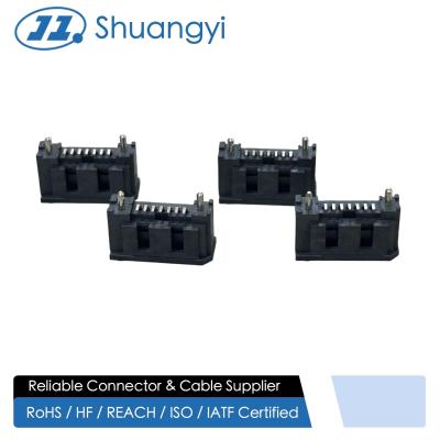 China 2.0mm Pitch 8 Pin PCB Male Signal Power Connector Through Hole with Positioning Pegs for Automotive Wire Harness for sale