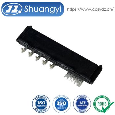 China SATA 22-Pin 1.27mm Dual Row Female PCB Connector Right Angle SMT Power Signal Terminal for sale