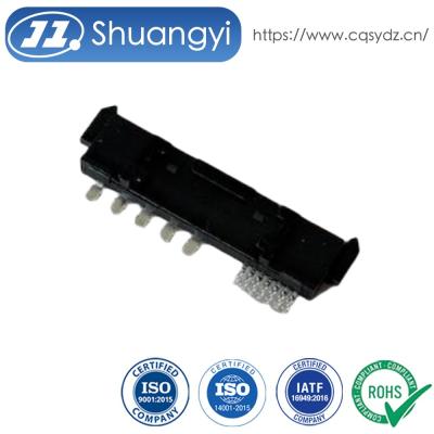 China SATA 22-Pin 1.27mm Dual Row Female PCB Connector Right Angle SMT Power Signal Terminals for Server Storage HDD SSD for sale